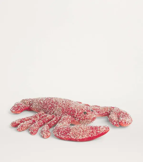 ANKE DRECHSEL Silk Velvet Sequin-embellished Luxus Lobster