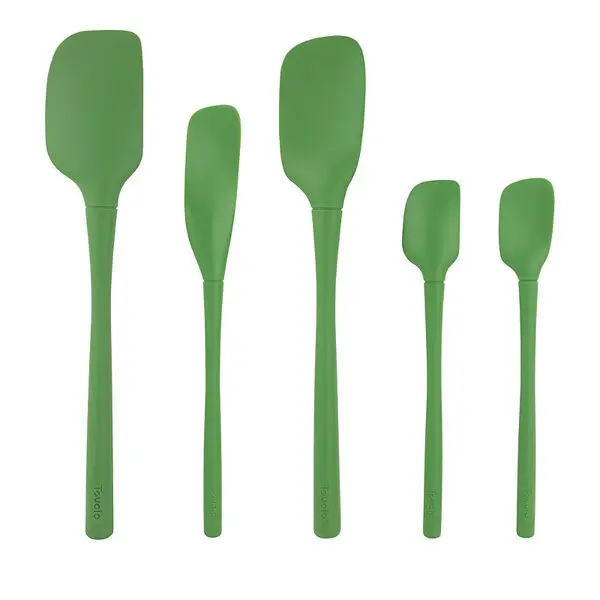 TOVOLO Flex-core Silicone 5-piece Spatula Set - Bright Green