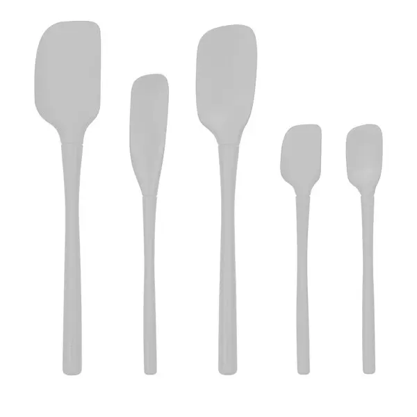 TOVOLO Flex-core Silicone 5-piece Spatula Set - Gray
