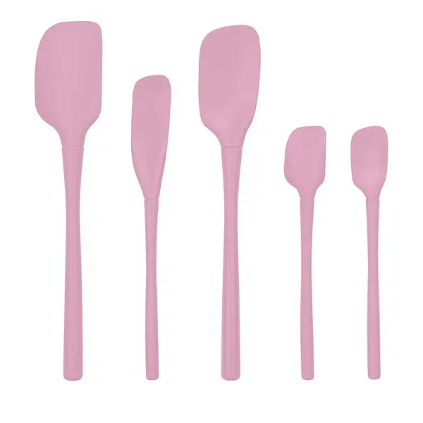 TOVOLO Flex-core Silicone 5-piece Spatula Set - Pink