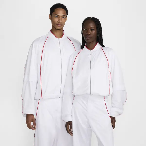 Nike X Jacquemus Track Jacket In White - 25% Off | Editorialist