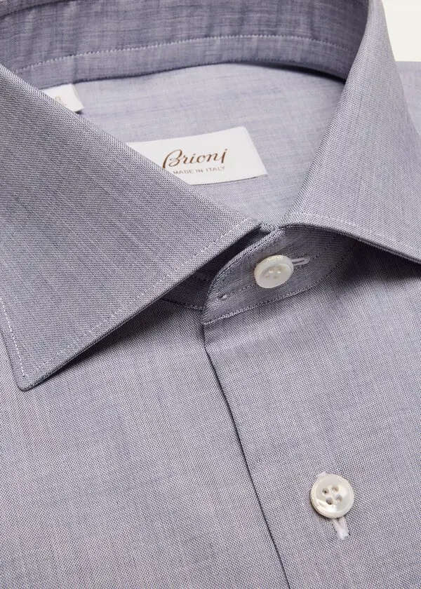 Brioni Cotton Chambray Dress Shirt