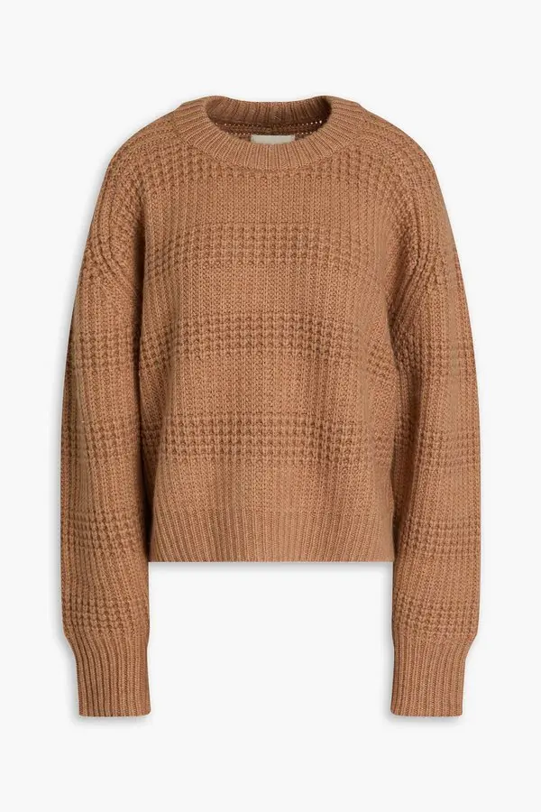 Loulou De Saison Loulou Studio Duba Oversized Ribbed Cashmere Sweater - Light Brown