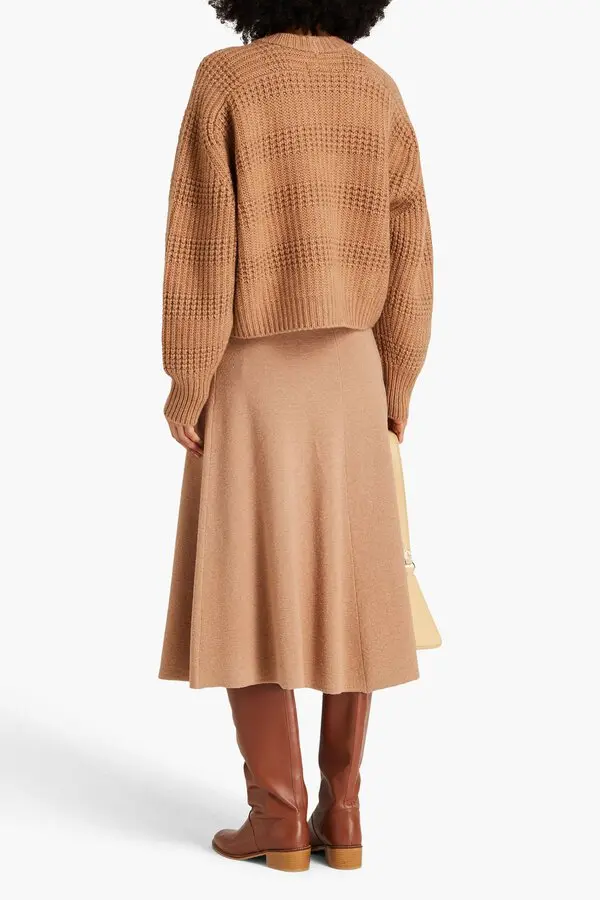 Loulou De Saison Loulou Studio Duba Oversized Ribbed Cashmere Sweater - Light Brown