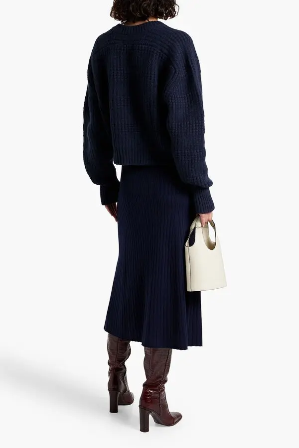 Loulou De Saison Loulou Studio Duba Oversized Ribbed Cashmere Sweater