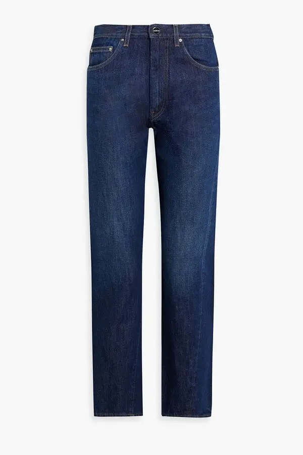 TOTEME Cropped High-rise Straight-leg Jeans