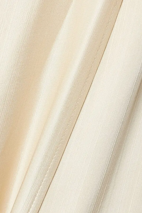 ESSE STUDIOS Strapless Satin-crepe Maxi Dress