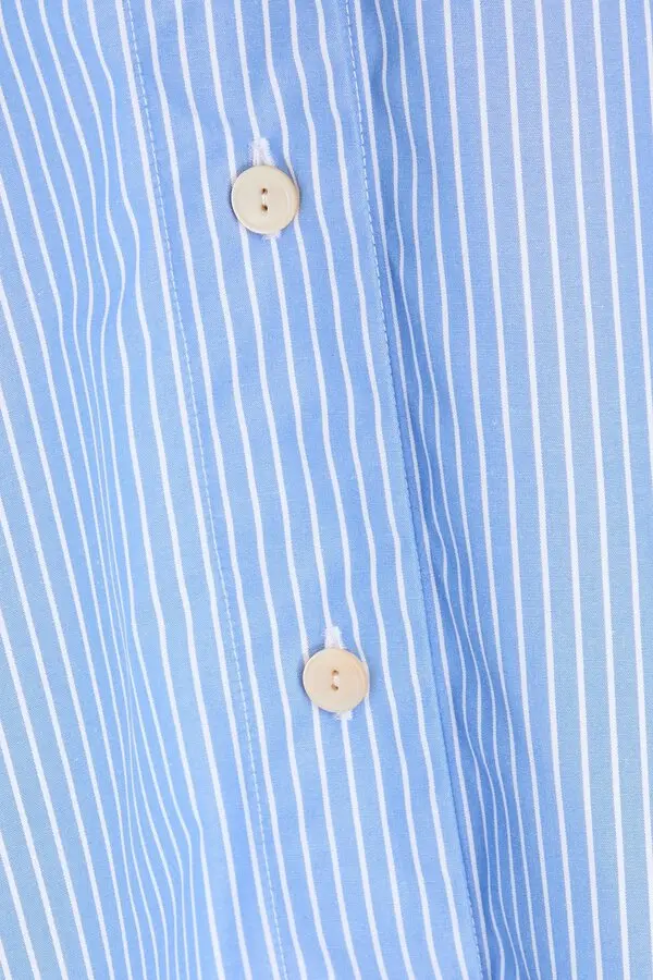 Palmer//harding Reset Striped Cotton-poplin Shirt
