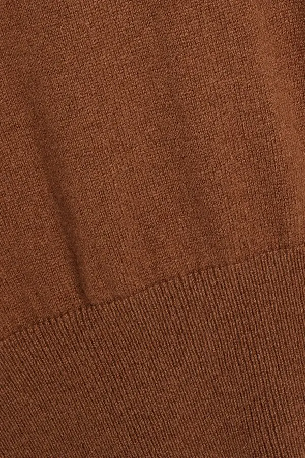 Vince Wool And Cashmere-blend Sweater - Brown