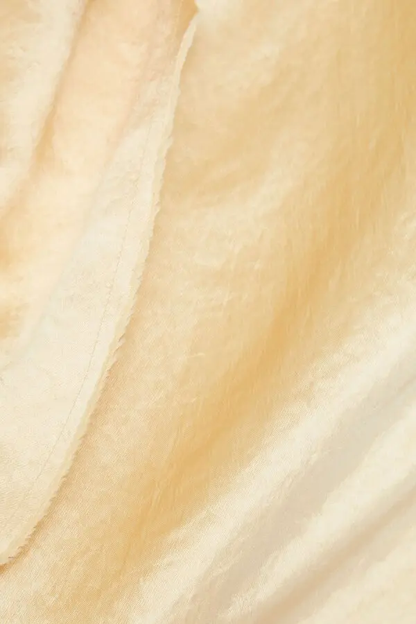 Tibi Draped Satin-crepe Top