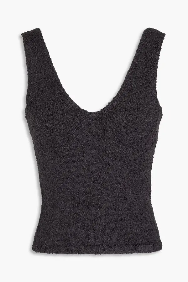 Naadam Bouclé-knit Top