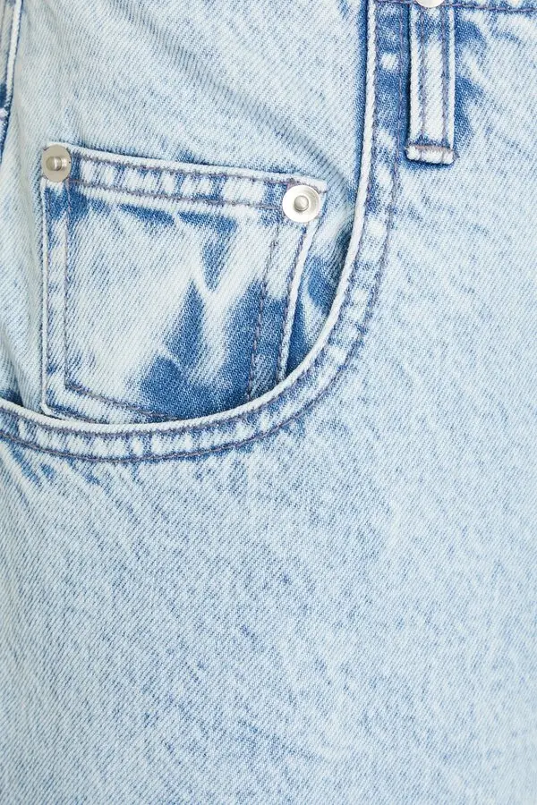 Tibi High-rise Straight-leg Jeans