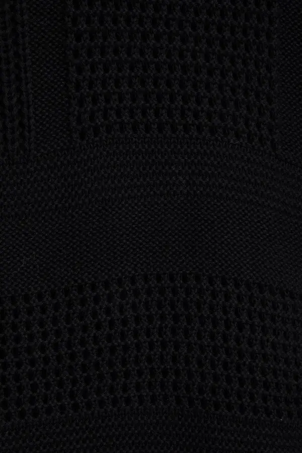 Autumn Cashmere Pointelle-knit Cotton Top
