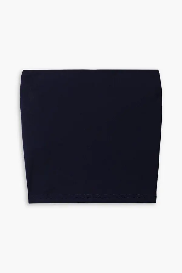 Tibi Harlow Cropped Strapless Top