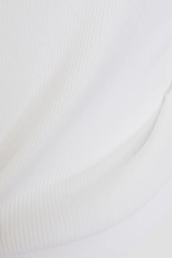 Tibi Cutout Ribbed Top
