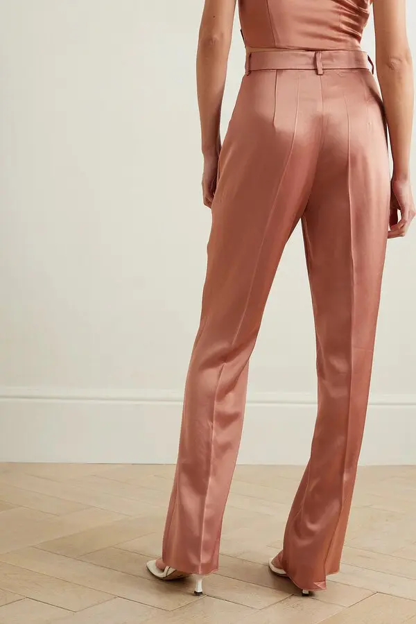 Nanushka Satin Flared Pants