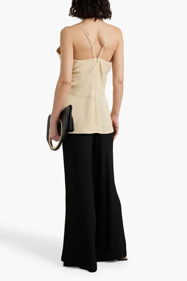 TOTEME Draped Satin-twill Camisole