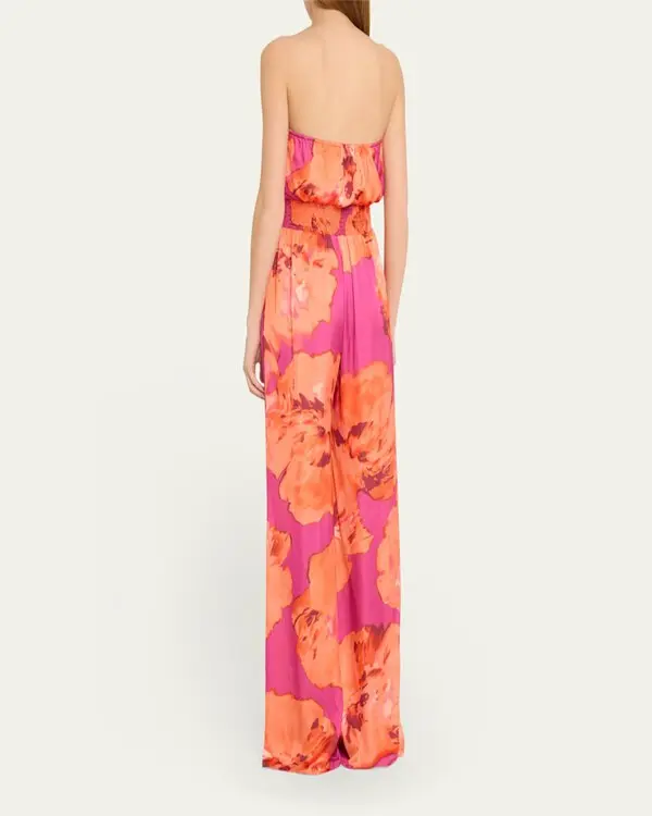 Ramy Brook Mindy Strapless Wide-leg Jumpsuit