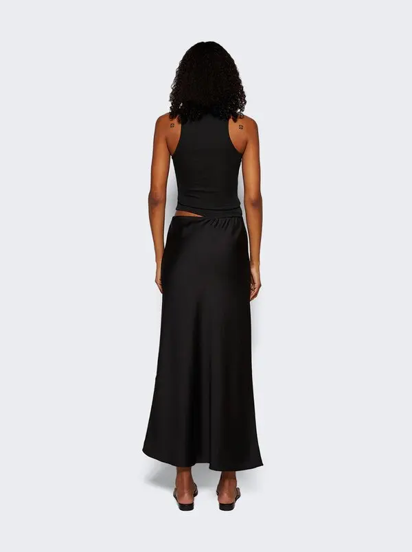 Christopher Esber Open Twist Satin Tank Dress