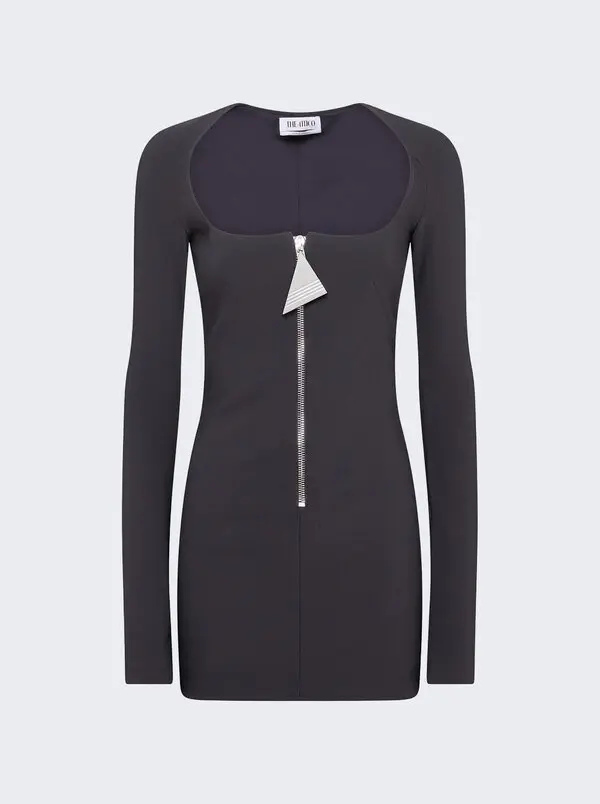 Attico Bodycon Mini Dress - Black