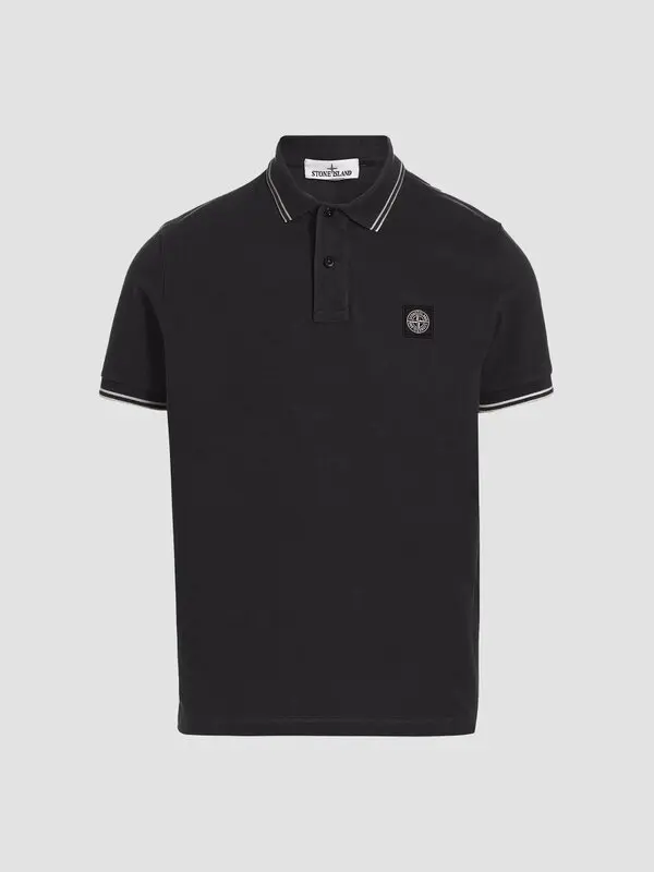 Stone Island Cotton-blend Patch Polo Shirt