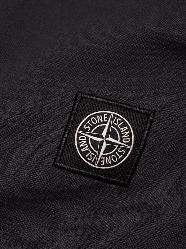 Stone Island Cotton-blend Patch Polo Shirt