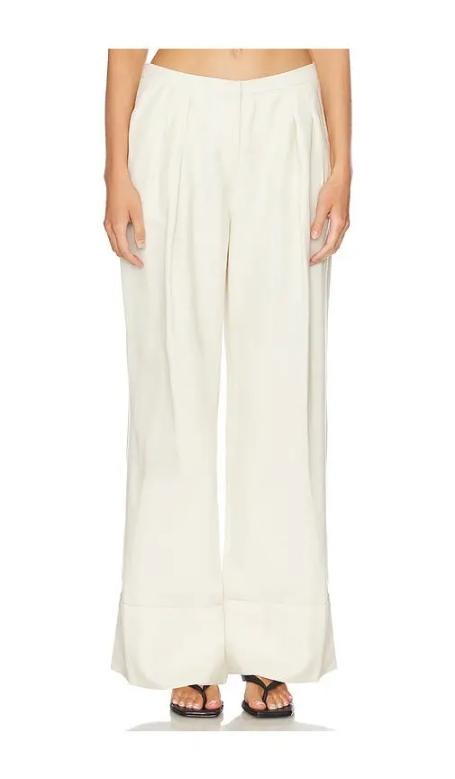 Faithfull The Brand Soleil Wide Leg Trousers - Sand