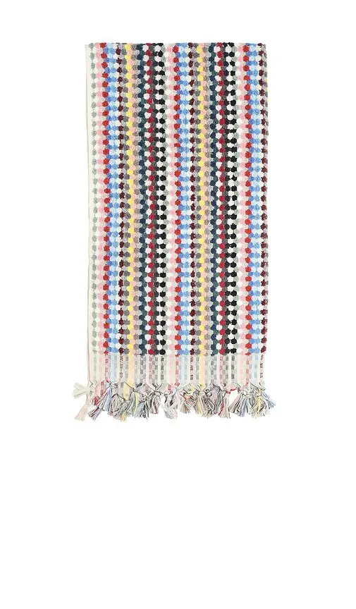 BATHING CULTURE Cosmic Deadstock Rainbow Body Towel In Multi