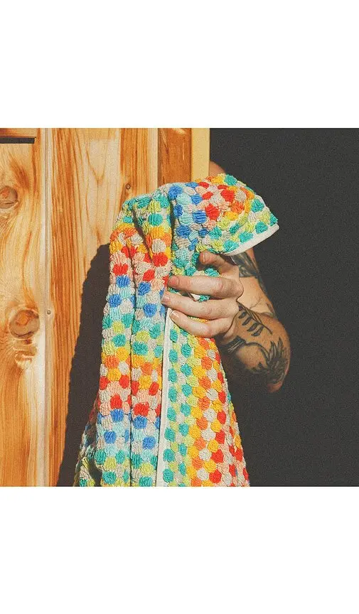 BATHING CULTURE Cosmic Rainbow Organic Body Towel In Multi