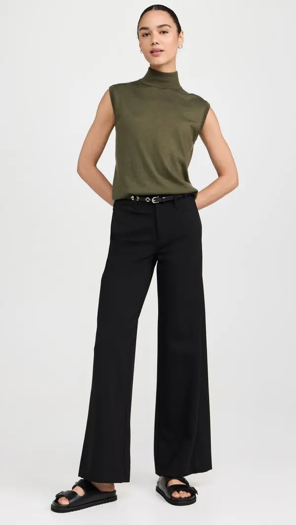 Rag & Bone Sofie Ponte Trousers - Black