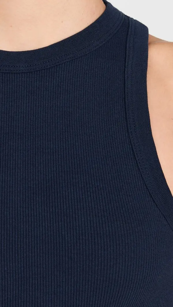 Sold Out NYC Ribbed Crewneck Tank - Navy