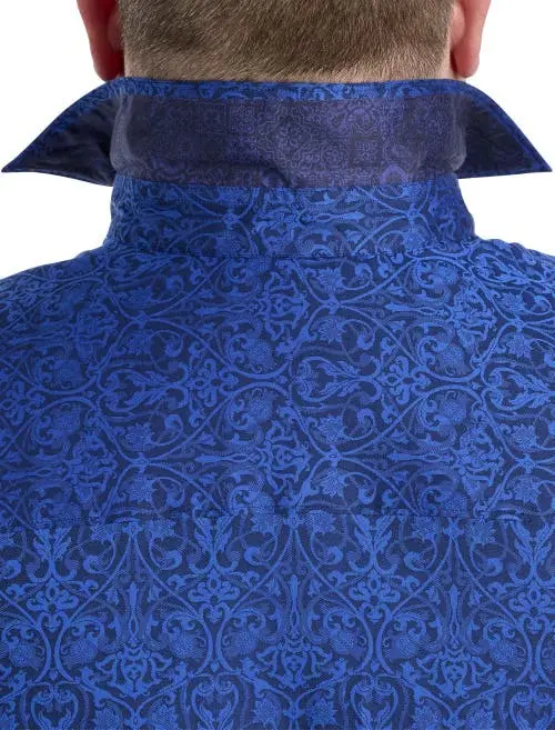 ROBERT GRAHAM BY DXL Luther Sport Shirt - Navy