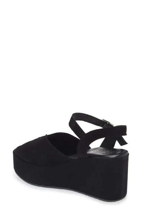 Cordani Jenna Wedge Platform Sandals - Crosta Nero