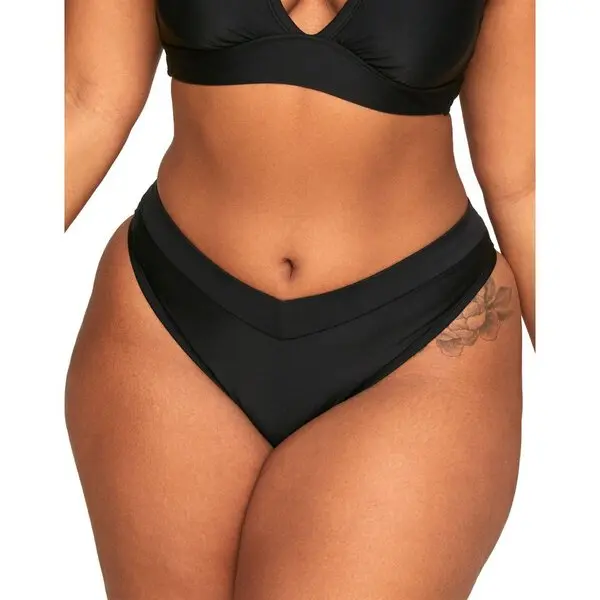 ADORE ME Demi Bikini Bottom - Black