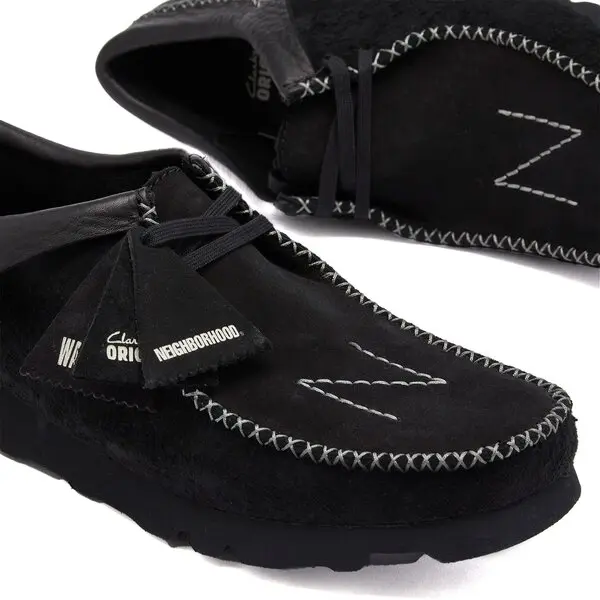 Clarks X Neighborhood Wallabee - Black | Editorialist