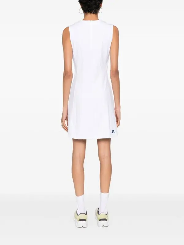 Robe De Golf J.Lindeberg Blanche Imprimée Jasmin - Taille S (petite) - Neuve Avec étiquettes