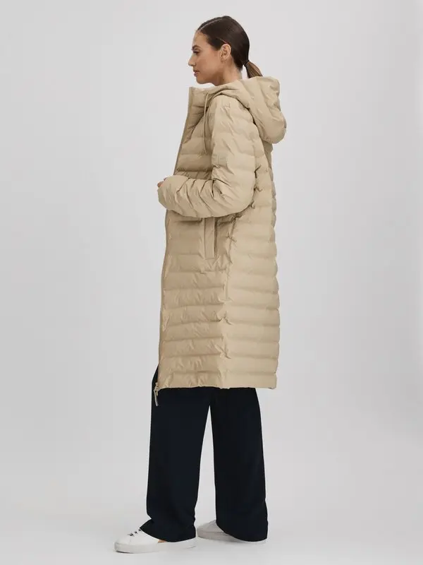 Rains Long Waterproof Puffer Jacket