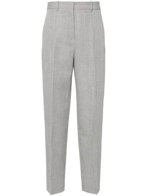 JIL SANDER Checked Tailored Trousers