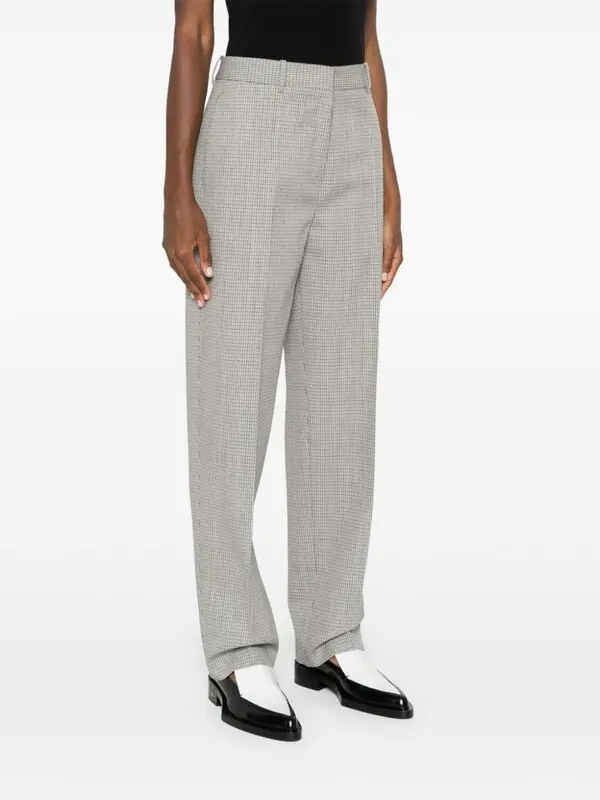 JIL SANDER Checked Tailored Trousers
