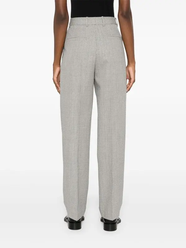 JIL SANDER Checked Tailored Trousers