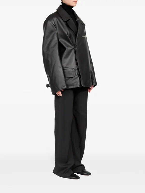 MAISON MARGIELA Zip-detailing Leather Jacket