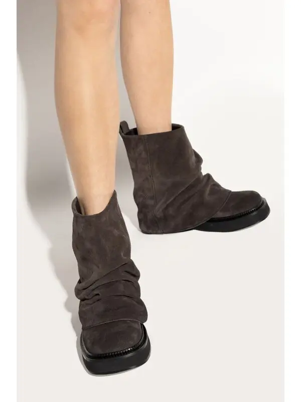 Attico Mini Robin Ankle Boots - Grey