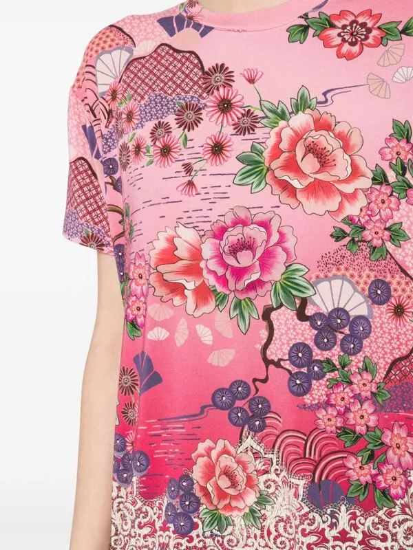 Johnny Was Floral-print T-shirt