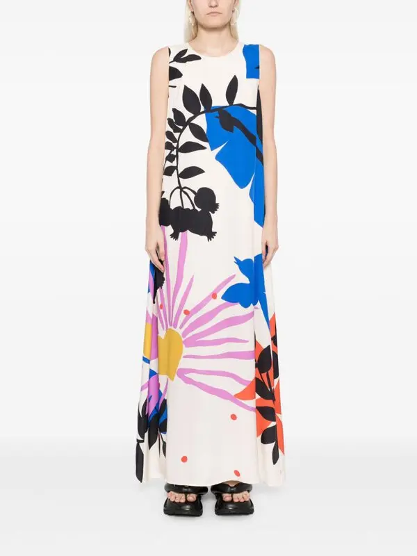 Johnny Was Tatianna Printed Maxi Dress - Neutrals