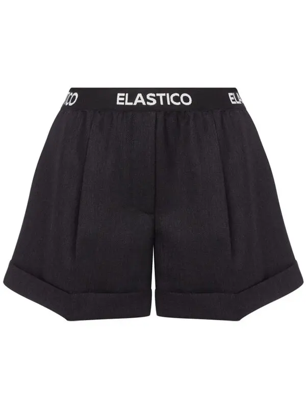 Moschino Pleat-detailing Virgin Wool Shorts - Grey