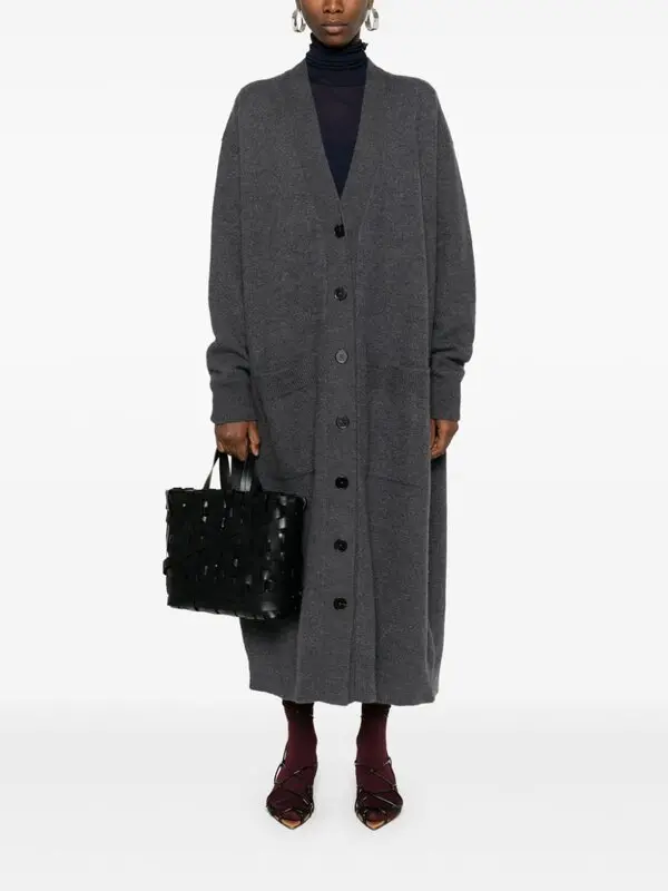 JIL SANDER V-neck Wool Cardigan