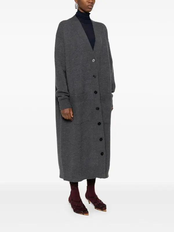 JIL SANDER V-neck Wool Cardigan
