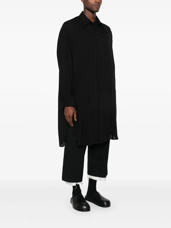Yohji Yamamoto Pleat-detail Shirt