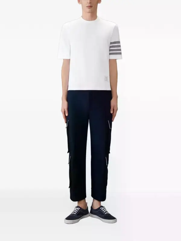 Thom Browne Jersey 4-bar Short Sleeve T-shirt - Green