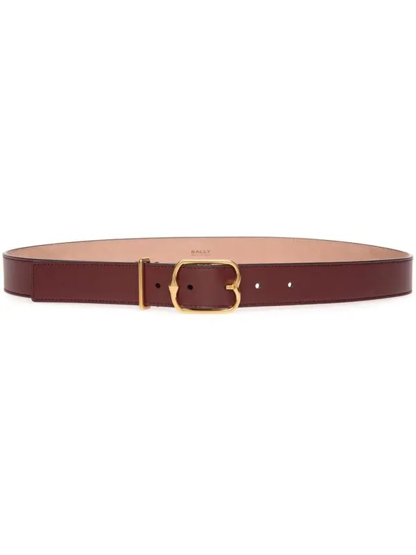 Bally Buckled Leather Belt - Brown
